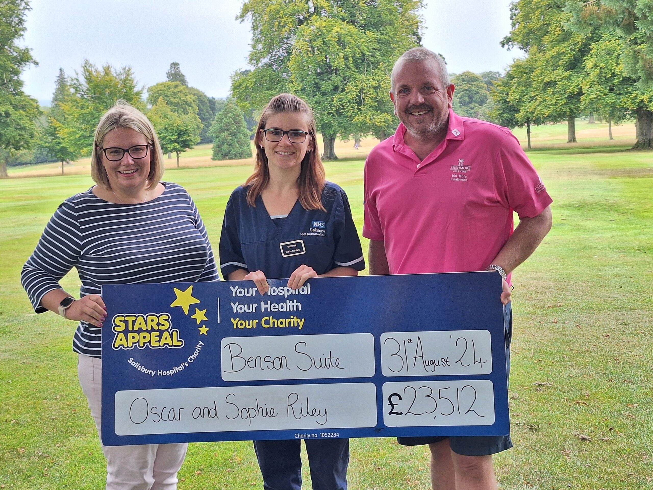 Couple raise over £23,000 for Stars Appeal Benson Suite - Stars Appeal