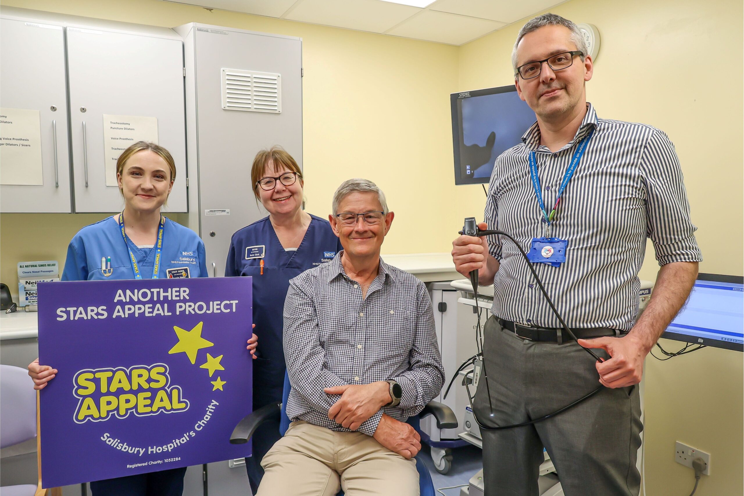 Throat cancer patient praises new diagnostic equipment - Stars Appeal