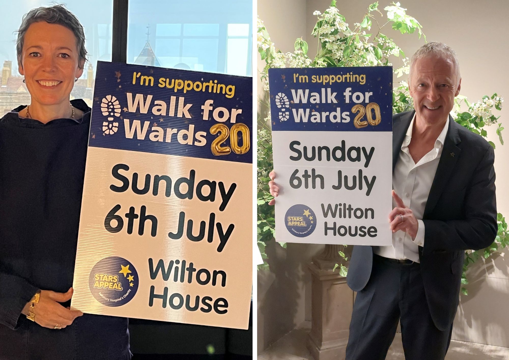 Oscar-winning actress and comedian show their support for Stars Appeal ...